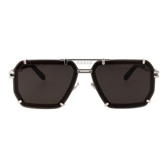 Philipp Plein Legacy Sonnenbrille - - Accessories - Herren - Grau - 64 MM