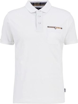 Barbour Homme, Tops, Blanc, Taille: M Polo Chemises