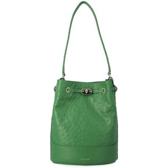 Zanellato Sac seau Cactus en cuir vert