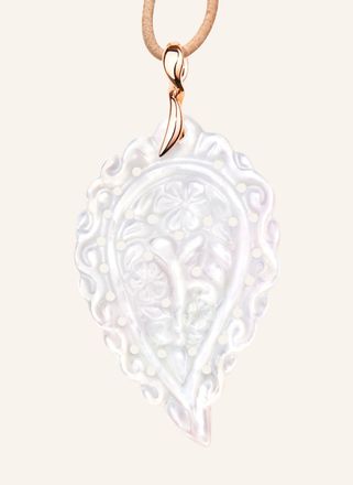 Tamara Comolli Tamara Comolli Anh&auml;nger Pendant India Large Mother Of Pearl White Aus 18 Karat Ros&eacute;gold Und Perlmutt rosegold