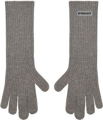 Pinko Damenhandschuhe Grecia 105997 A2Z4 Grau