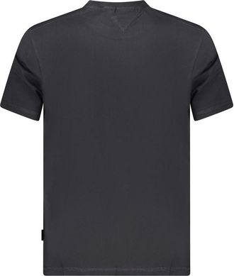Napapijri Flag Logo Print T-Shirt - Black