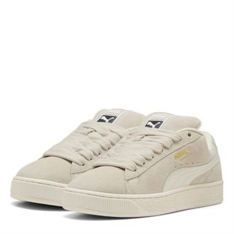 Puma XL Leo Leo-Muster Sneaker f&uuml;r Damen, Wildleder (Alpen Wei&szlig;)