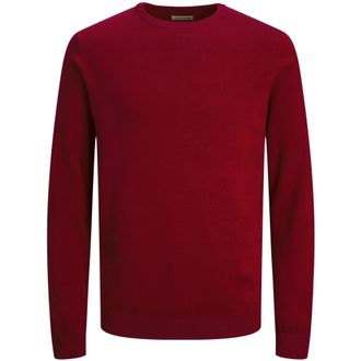 Jack & Jones Herren JJEBASIC Knit Crew Neck, Red Dahlia, XXXL EU