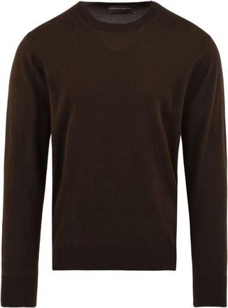 FILIPPO DE LAURENTIIS Homme, Pulls, Brun, Taille: XL Pull ras du cou &agrave; manches longues