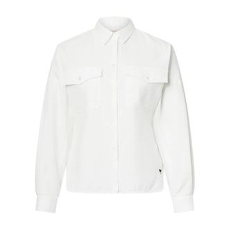 Max Mara Cotton Button-Down Shirt - - Blouses & Shirts - Damen - Wei&szlig; - M
