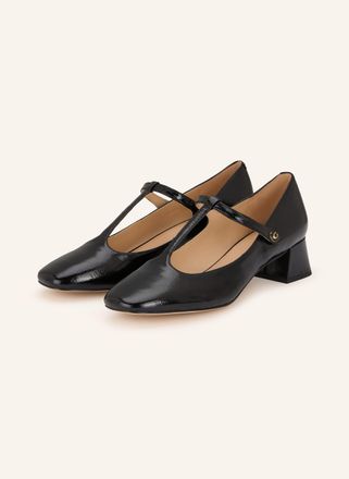 Coach Mary-Jane-Pumps schwarz