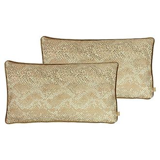 Riva Paoletti Kai Viper Feather Filled Cushions Twin Pack