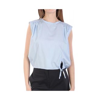 Marella &Auml;rmelloses Top - - Tops - Damen - Blau - L