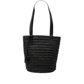 Saint Laurent Pre-owned Raffia Shoulder Bag - - Pre-owned - Damen - Schwarzk - ONE SIZE