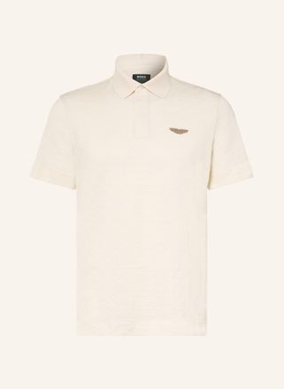 HUGO BOSS Jacquard-Poloshirt C-Prout Regular Fit weiss