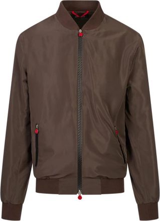 Kiton Bomber Jackets - - Jackets - Herren - Braun - 2XL