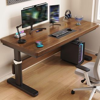 Generic Stehschreibtisch for Gaming, H&ouml;henverstellbarer Computertisch for Sch&uuml;ler, Ergonomischer Rechteckiger Schreibtisch for Homeoffice, Platzsparend