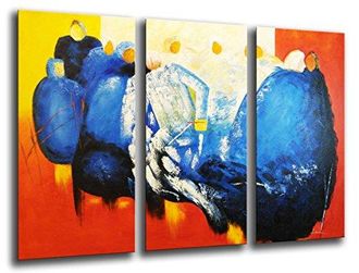 Cuadros Cámara Wandbild - Abstraktes Kunst Bild, 97 x 62 cm, Holzdruck - XXL Format - Kunstdruck, ref.26176