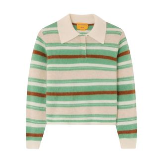 Guest In Residence Grizzly Cropped Rugby - - Tops - Damen - Mehrfarbig - M