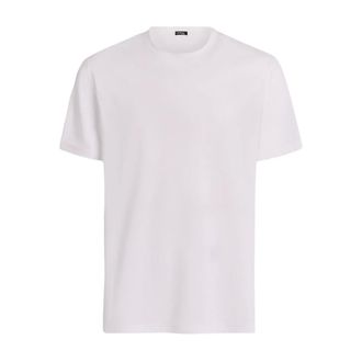Kiton Homme, Tops, Blanc, Taille: XL T-shirt en coton