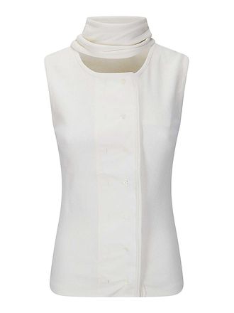 Christophe Lemaire Top - Blanc
