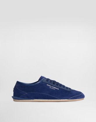 Dolce & Gabbana Schuhe Lipari Plus Aus Kalbsleder - Mann Schn&uuml;rschuhe Blue 41.5
