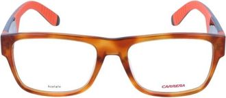 Carrera Homme, Accessoires, Brun, Taille: ONE Size Carrera Rectangular Acetate Eyeglasses Frames