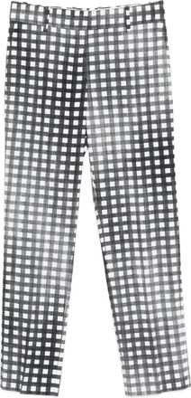 Ermanno Scervino gingham trousers - Schwarz