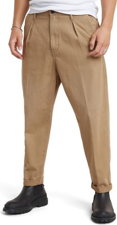 G-Star G-Star Herren Pleated Chino Relaxed Tapered, Beige (Safari D24543-C962-B444), 34W / 32L
