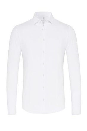 DeSoto Desoto Chemise sans Repassage Jersey Blanche - Taille M - - Hommes - V&ecirc;tements