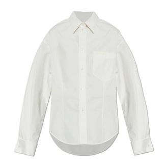Balenciaga Klassisches Hemd - - Blouses & Shirts - Damen - Wei&szlig; - M