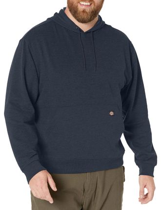 Dickies Herren Pullover Hoodie Fleece-Jacke, Dunkles Marineblau, Large