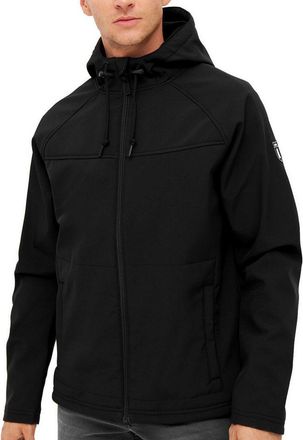 Derbe Softshelljacke Isleby mit seitlichen Rei&szlig;verschl&uuml;ssen