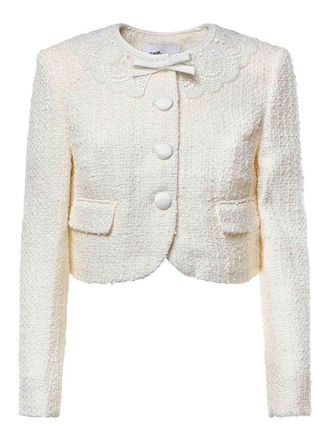 Self Portrait Blazer - Cr&egrave;me