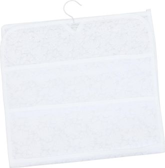 Garneck Hänge-Aufbewahrungstasche Für Socken Und Unterwäsche Vliesstoff Wandaufbewahrungstasche Mit Included Kleiderbügel Durchsichtige Taschen Für Organisati