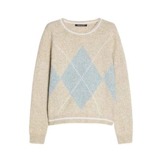 Pennyblack Argyle Pullover - - Knitwear - Damen - Beige - M
