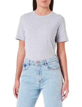 Seidensticker Damen T-Shirt - Fashion - Regular Fit - tailliert - Rundhalsausschnitt - B&uuml;gelleicht - Kurzarm,Grau,XS