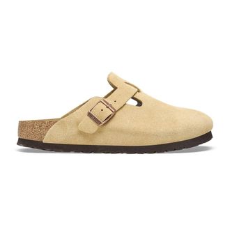Birkenstock Boston Wildleder Ledersandalen - - Shoes - Herren - Beige - 36 EU