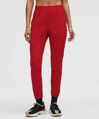 lululemon Jogging Adapted State taille haute Pleine longueur pour Femmes - Dark Rouge - Taille 14