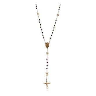 Dolce & Gabbana Collier &agrave; motif religieux - Homme - Accessoires - Jaune - Taille: ONE Size