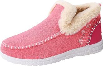 Generic Bottes de neige orthop&eacute;diques pour femme avec soutien de la vo&ucirc;te plantaire, antid&eacute;rapantes, confortables et tendance &agrave; enfiler - Chaudes et confortab