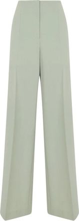 Alberta Ferretti Femme, Pantalons, Vert, Taille: 44 FR Pantalon Large