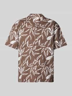 Jack & Jones Loose Fit Freizeithemd aus Baumwoll-Leinen-Mix Modell SUMMER
