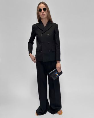 Celine Womens Tailored Jacket Black