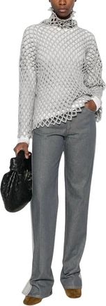 Sportmax Femme, Pulls, Gris, Taille: 40 FR Spsfiesta 133F 003 Pull