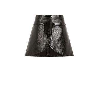 Courr&egrave;ges Jupe courte asym&eacute;trique