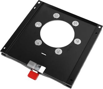Bediffer KUIDAMOS Base Pivotante &agrave; 360 Degr&eacute;s, Plaque en Acier Robuste pour Camping-Car, Carbone + Acier lamin&eacute; &agrave; Chaud, Remplacement pour Ducato, Boxer, Relay