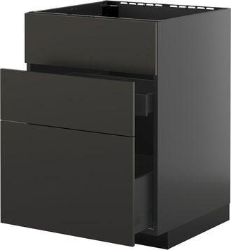 IKEA METOD / KNIVSHULT Unterschr. f Spüle/3 Fronten/2Sch