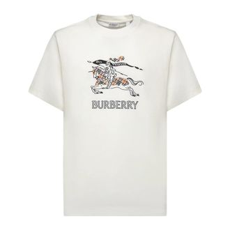 Burberry Homme, Tops, Blanc, Taille: L T-Chemises