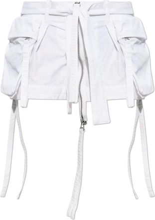 Dsquared2 Femme, Shorts, Blanc, Taille: 42 FR Shorts avec poches