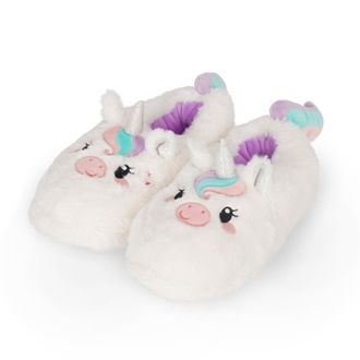 Legami Legami - Hausschuhe Cosy Slippers, Unicorn Thema, Medium, Gr&ouml;&szlig;e EU 39-41, UK 6-7, Gummisohle, Waschmaschinengeeignet