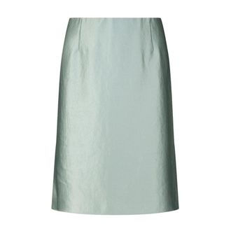 Vince Midi-Rock - - Skirts - Damen - Gr&uuml;n - L
