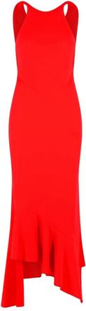 Andamane Femme, Robes, Rouge, Taille: 38 FR Carmen Midi Dress