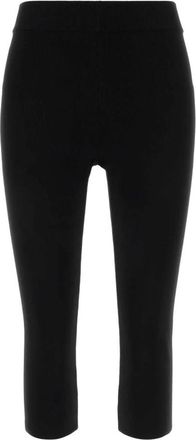 Magda Butrym Femme, Pantalons, Noir, Taille: 36 FR Capri Knit Pants